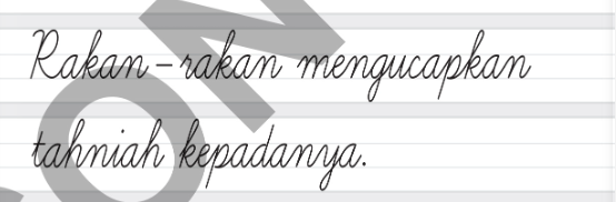 Tulisan Berangkai : Cara Membuat tulisan dan Contoh - Info Pelajar